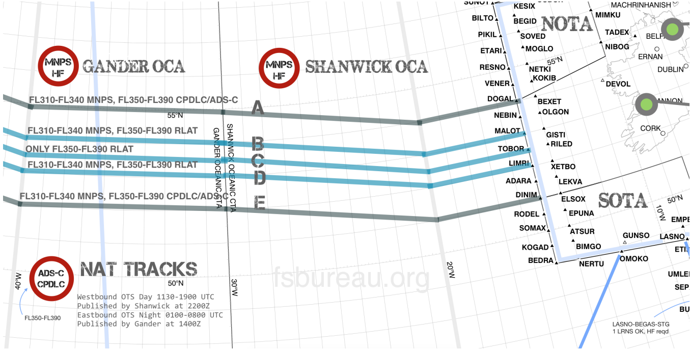 How we fly by the minute: Highways at 30,000ft - Aircraft Nerds