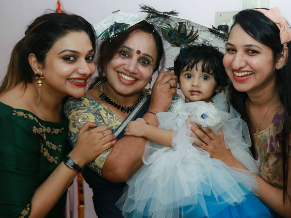 Malayalam Actress Muktha Daughter Kiara Birthday Celebration | Indian ...