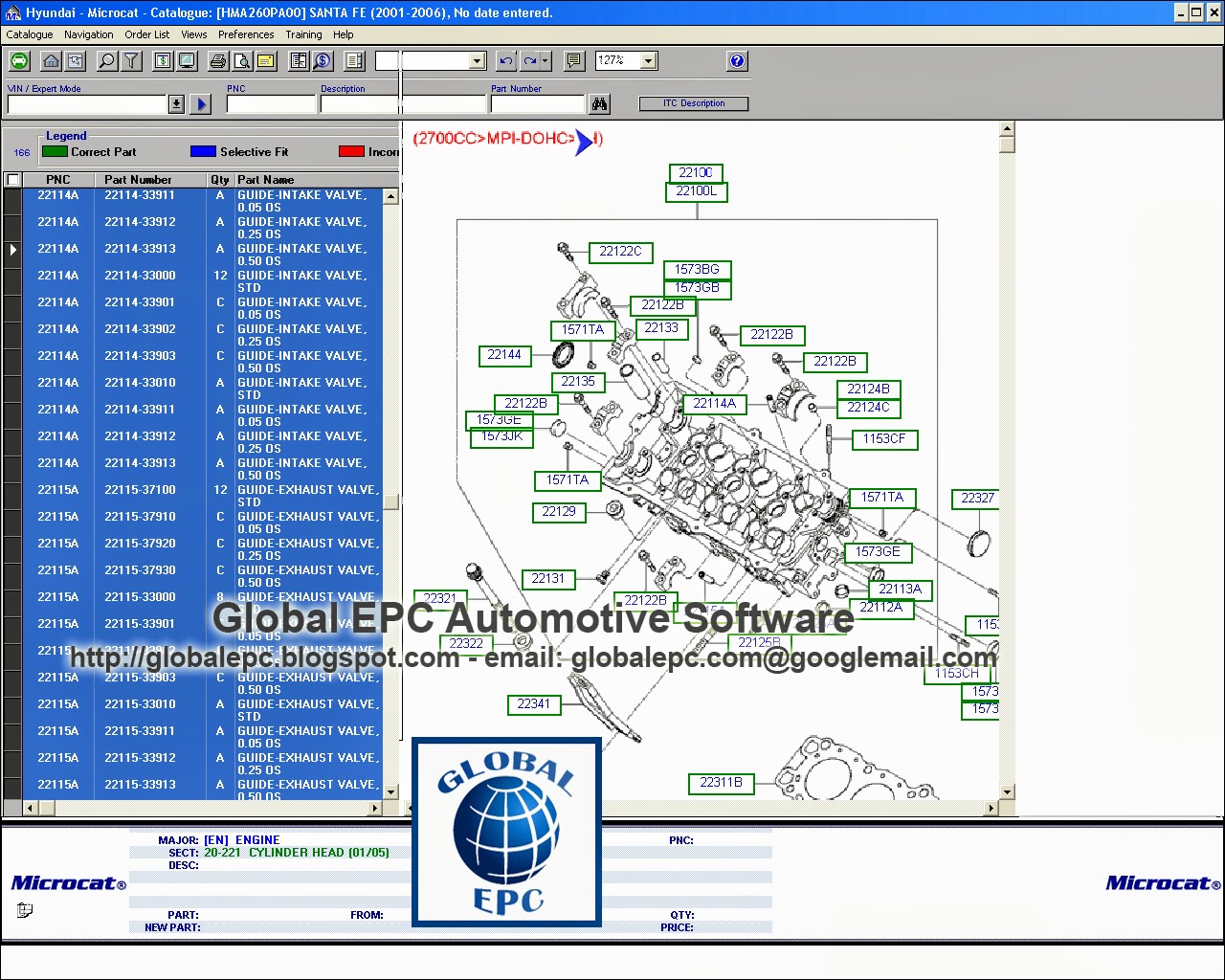 GLOBAL EPC AUTOMOTIVE SOFTWARE: HYUNDAI MICROCAT EPC PARTS CATALOGUE 08 ...