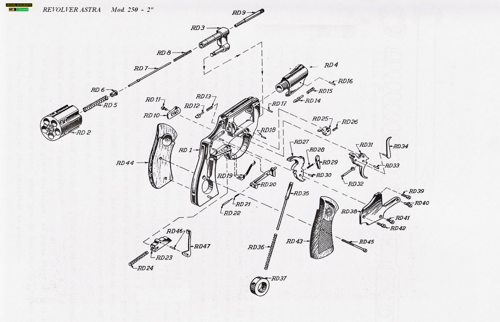 Armas de Fuego: modelo 250