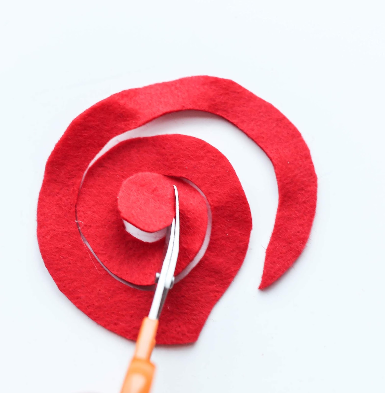Where Your Treasure Is: Make a Simple Felt Rose