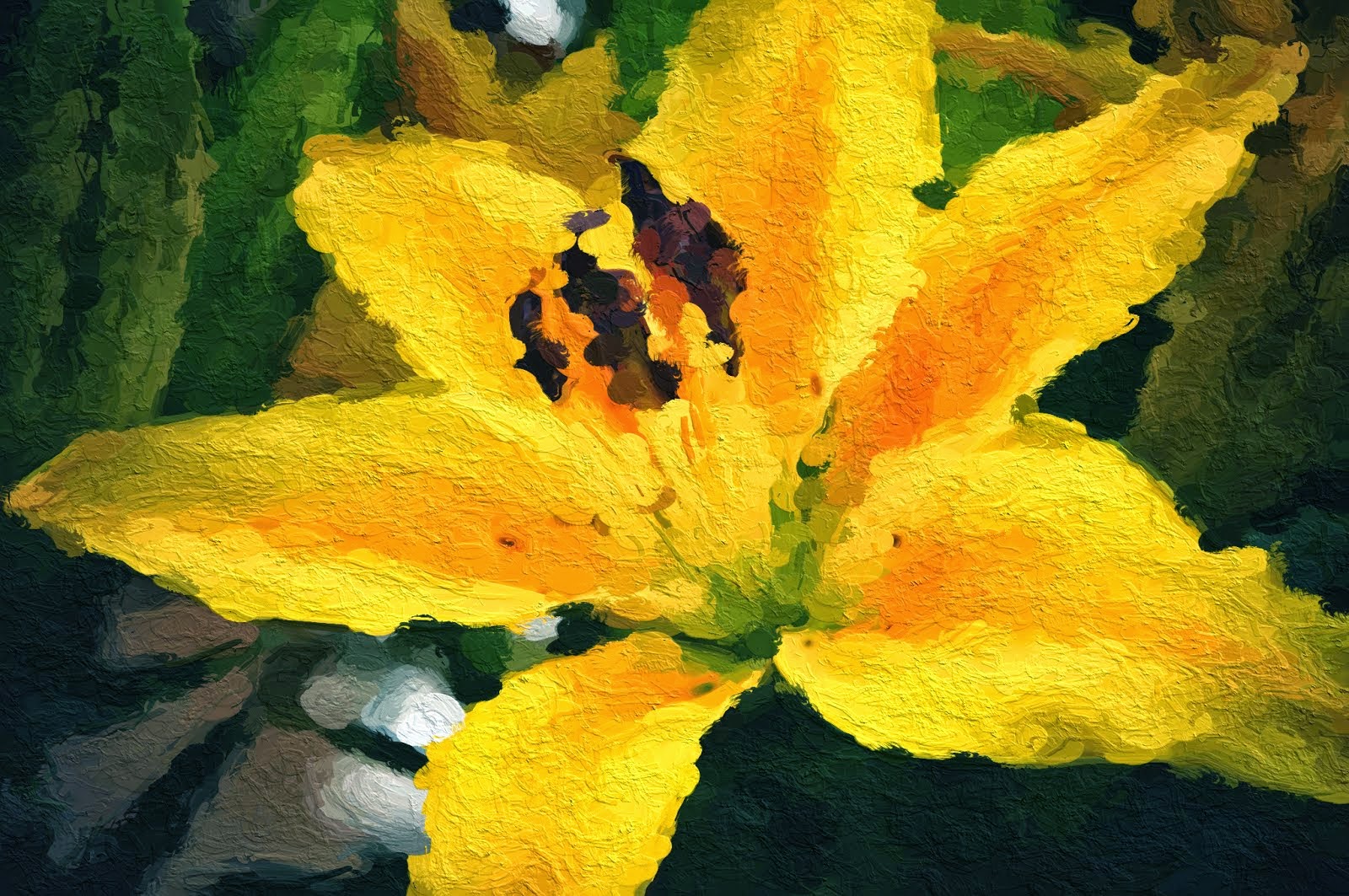 15 beautiful yellow flower free paintings