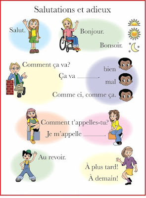 Le français à l'école: Saluer-Prendre congé