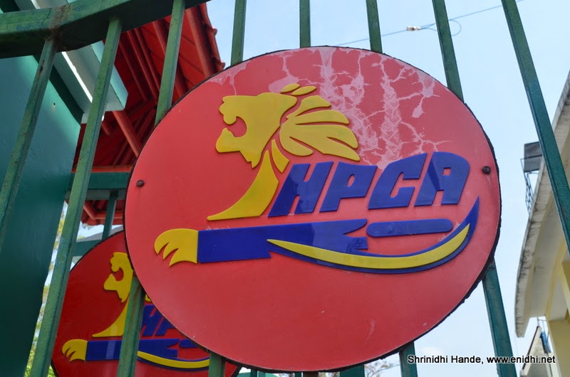 Scenic Dharamshala HPCA Cricket Stadium - eNidhi India Travel Blog