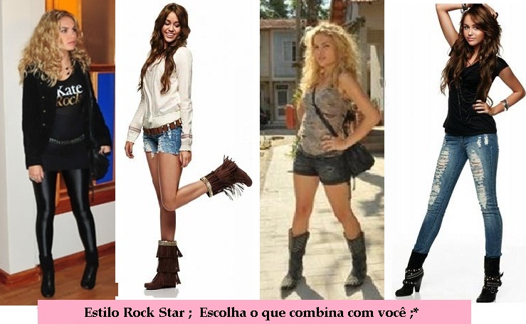 Desfilando Moda: Estilo Rock Star
