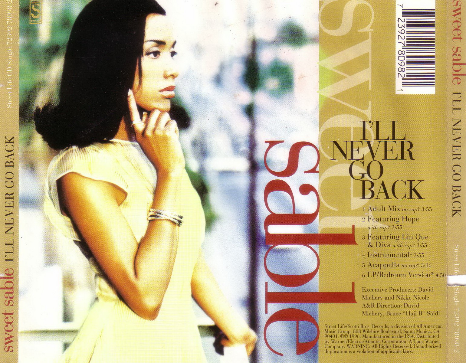 THE CRACK FACTORY: Sweet_Sable-Ill_Never_Go_Back-(CDM)-1996-Y2H_INT