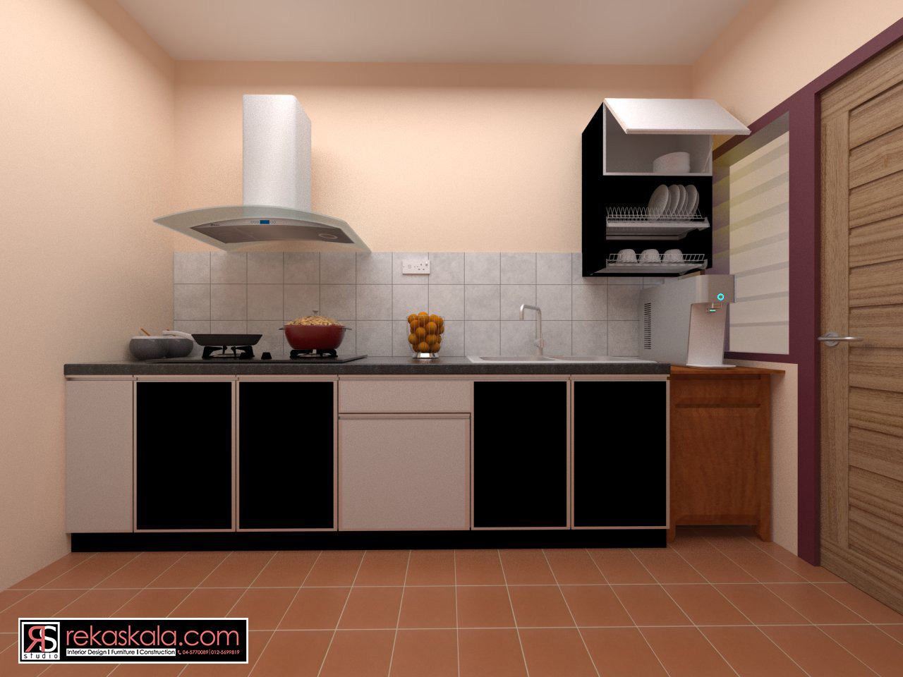 Rekaskala Blog: Kabinet Dapur Apartment - 15 Design Kabinet Dapur ...