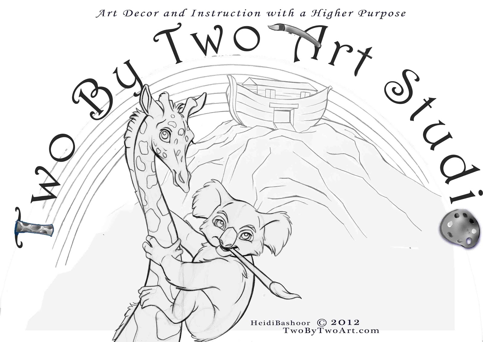 Art Studio Coloring Pages