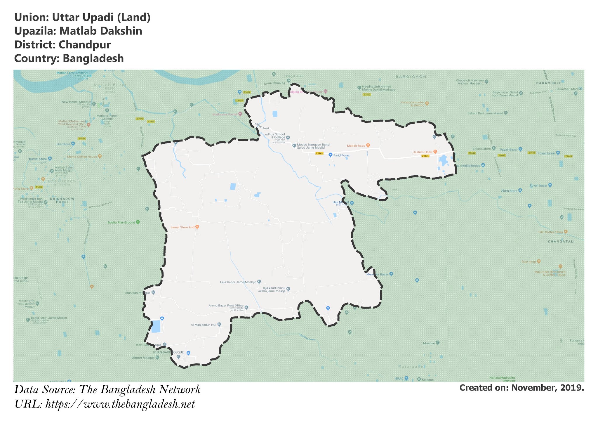 Uttar Upadi Union, Chandpur