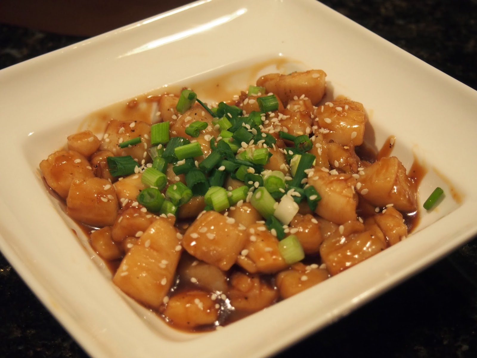 Home Ec at home - Pan seared Scallops with Sesame Sauce and ...