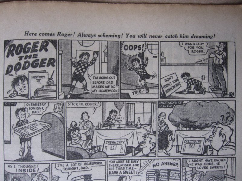 Wacky Comics!: Beano Beginnings - Roger the Dodger!