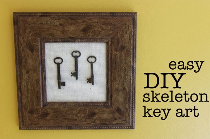 schätzli vintage: blog: easy DIY skeleton key art