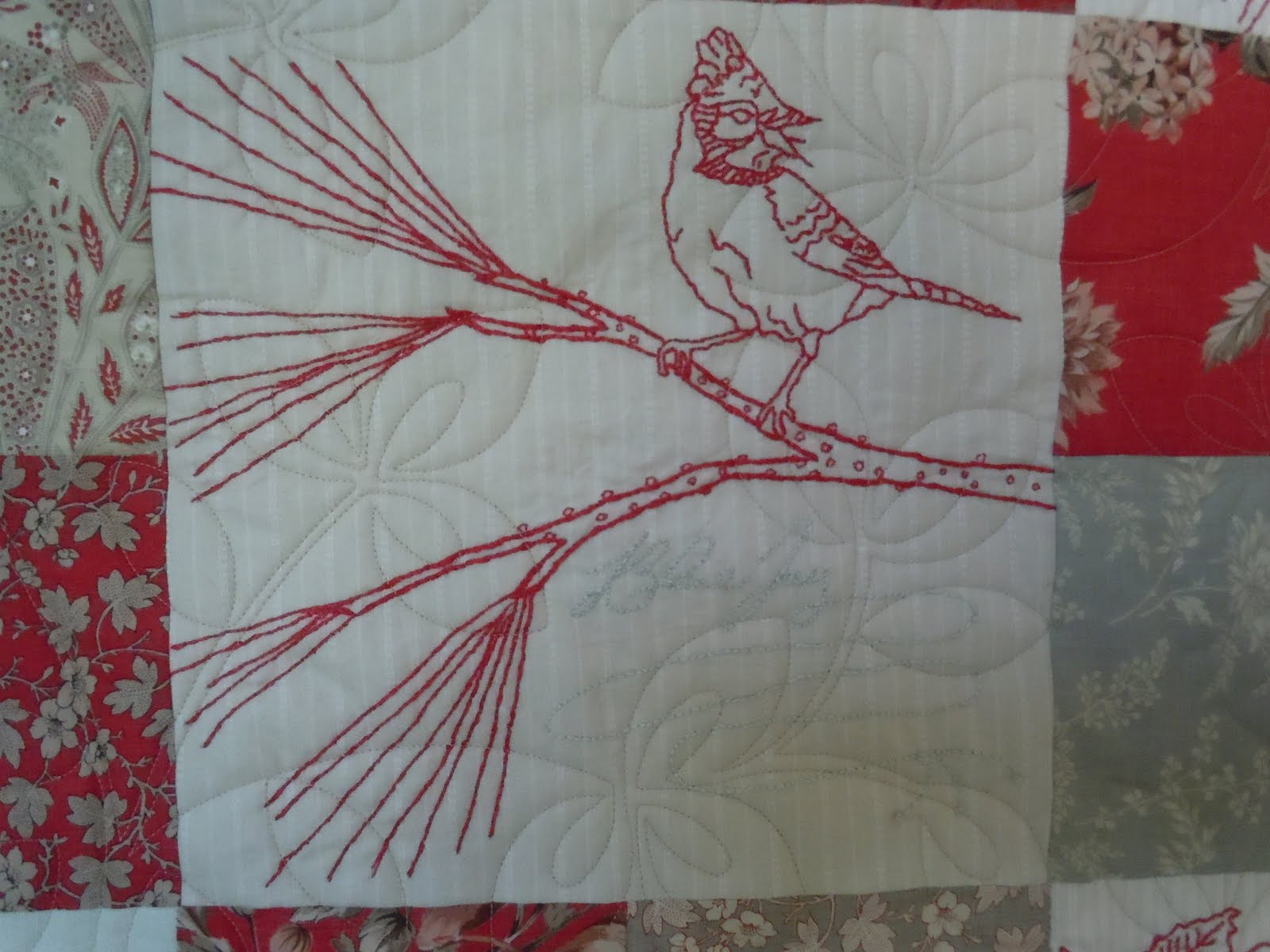 1 More Stitch: Red Work