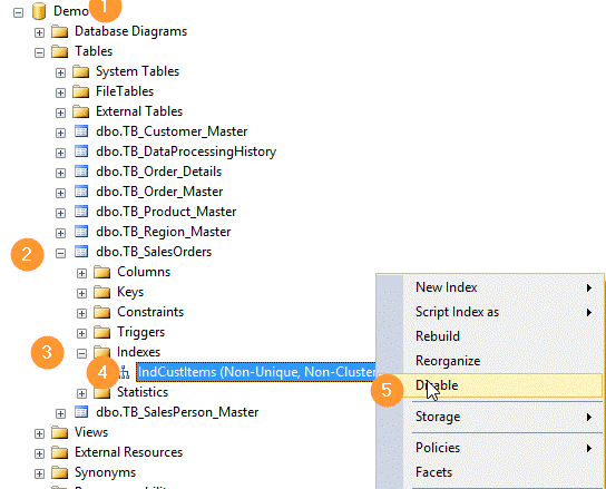 Microsoft Business Intelligence Data Toolsdisable Indexes And Constraints In Sql Server