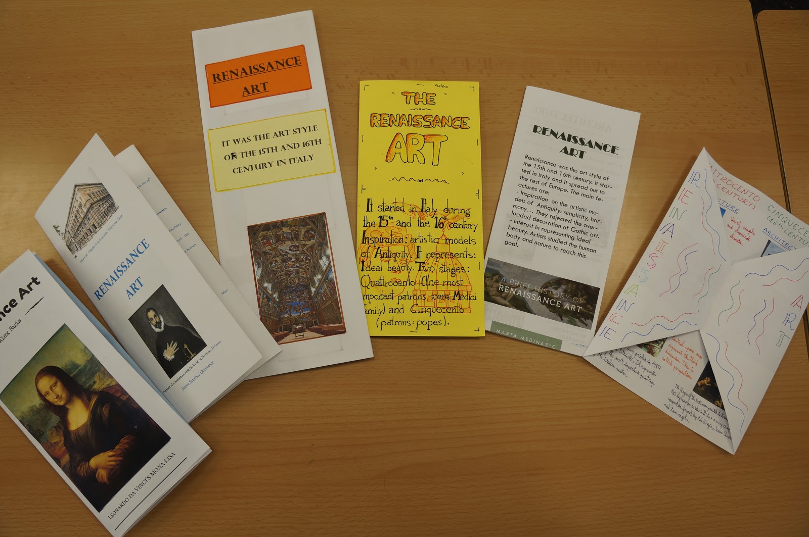 Today in Social Sciences...: 2016-2017 projects: Renaissance art (3rd ESO)