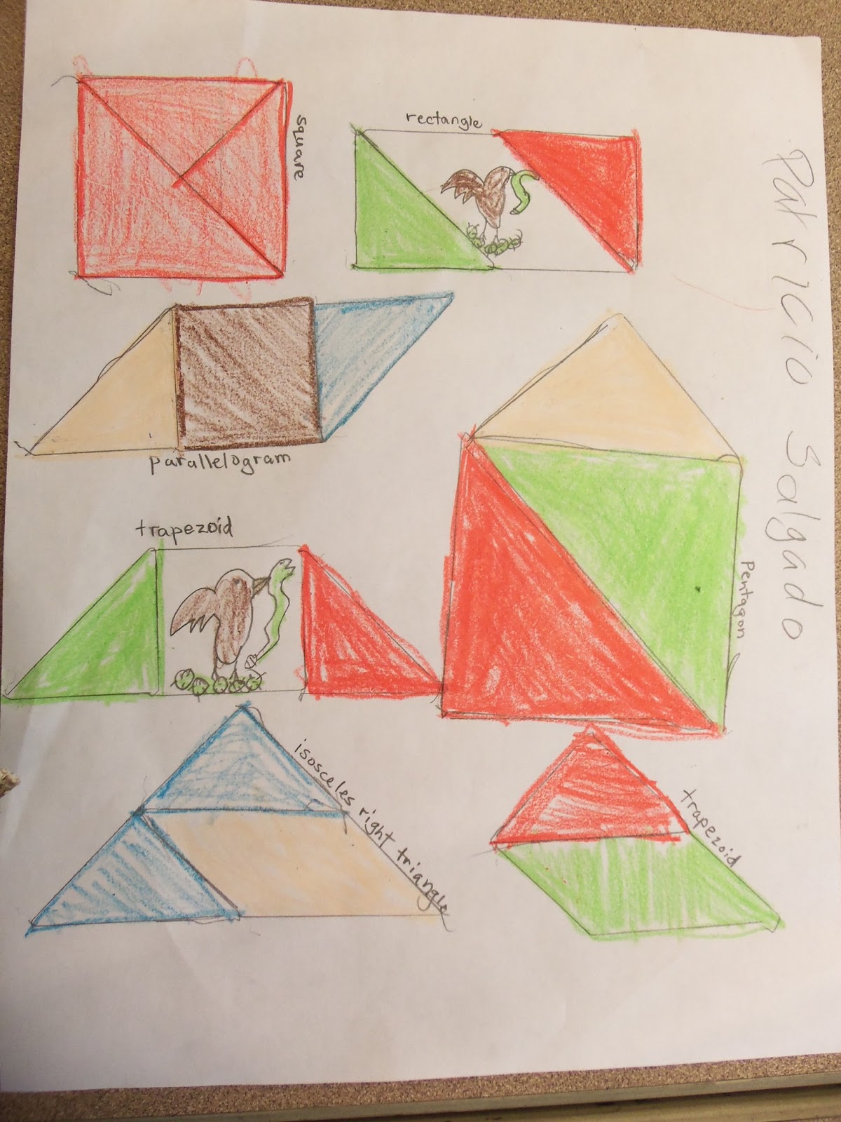 Mom and Me Math Activities: 5.G.B.4 Classify Shapes with Tangrams