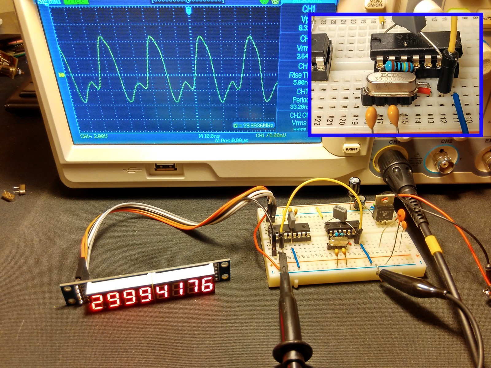 DIYfan 100MHz Frequency Counter diyfan-100mhz-frequency-counter