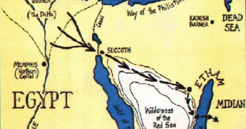 Estudio Biblia: EXODO 13:17-22. Por el camino del desierto