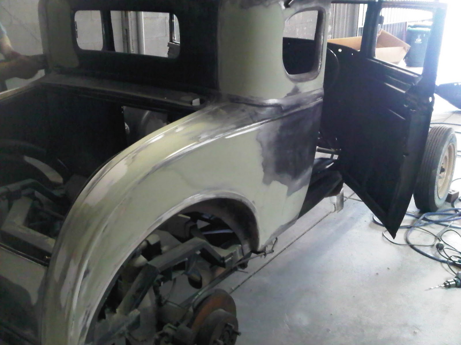 1930 Ford Model A Coupe build up: Body & Panel Repairs. 13/02/11