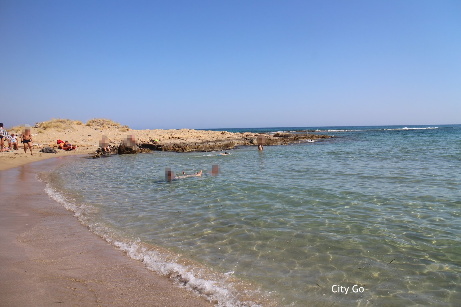 Potamos beach, Malia, Greece