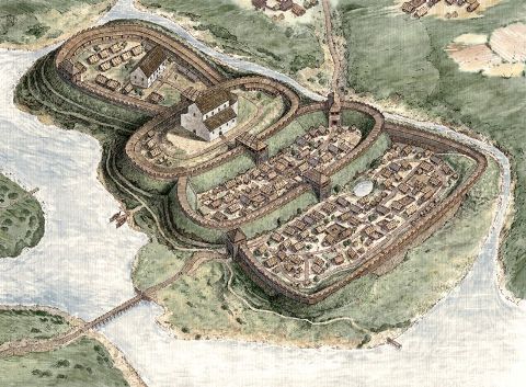 Z pola walki: Gród Mieszka I/ Burg city of Mieszko I