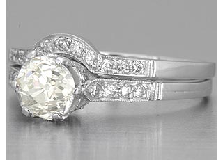 Blog: Designer Diamond Ring Set setting with Accents in 14Kt White Gold ...