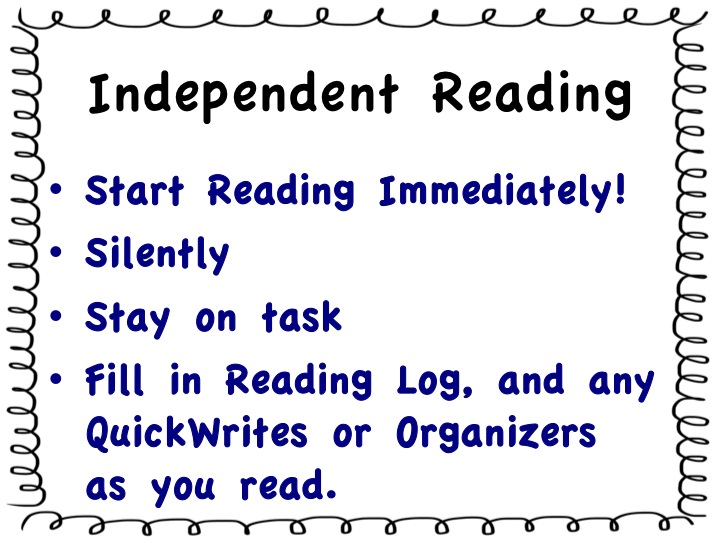 Read 180 Rotation Signs | Essentially Elementary