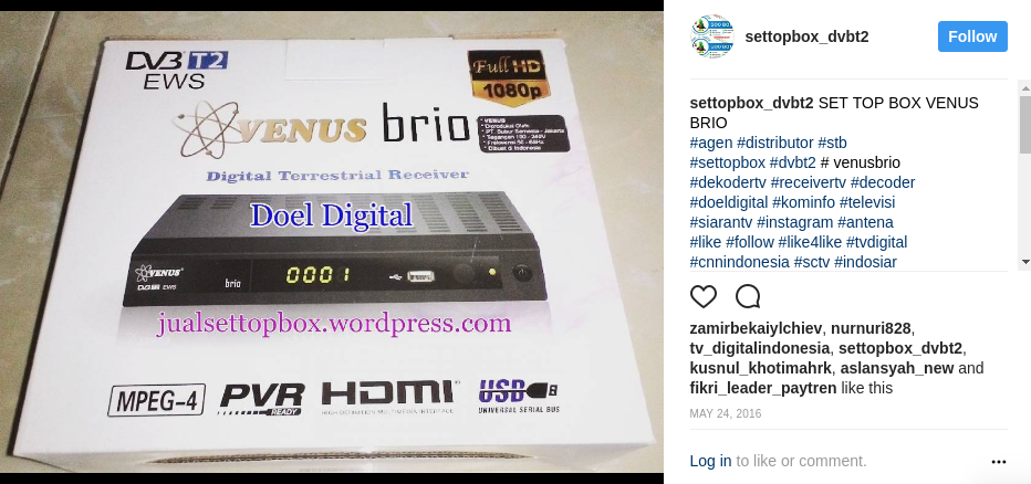 Spesifikasi dan Harga Set Top Box DVBT2 | Doel Digital