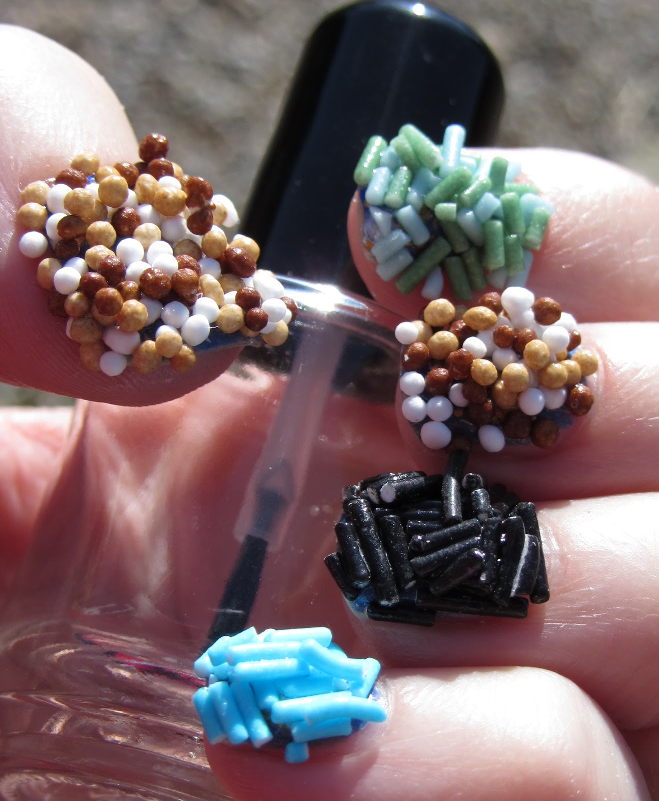 Marias Nail Art and Polish Blog: Fun warning: Edible nails, spiselige ...