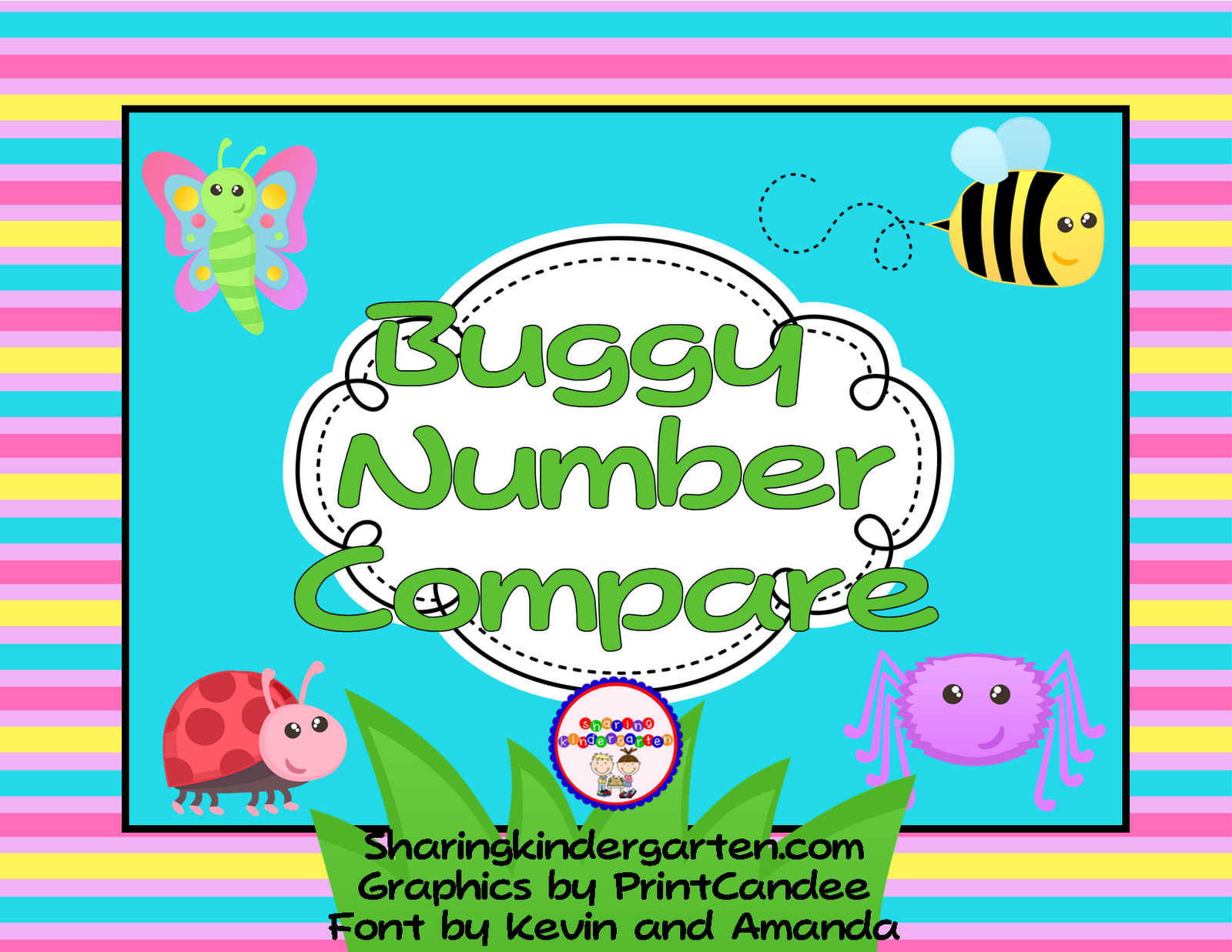 Classroom Freebies Too: Buggy Number Compare Freebie