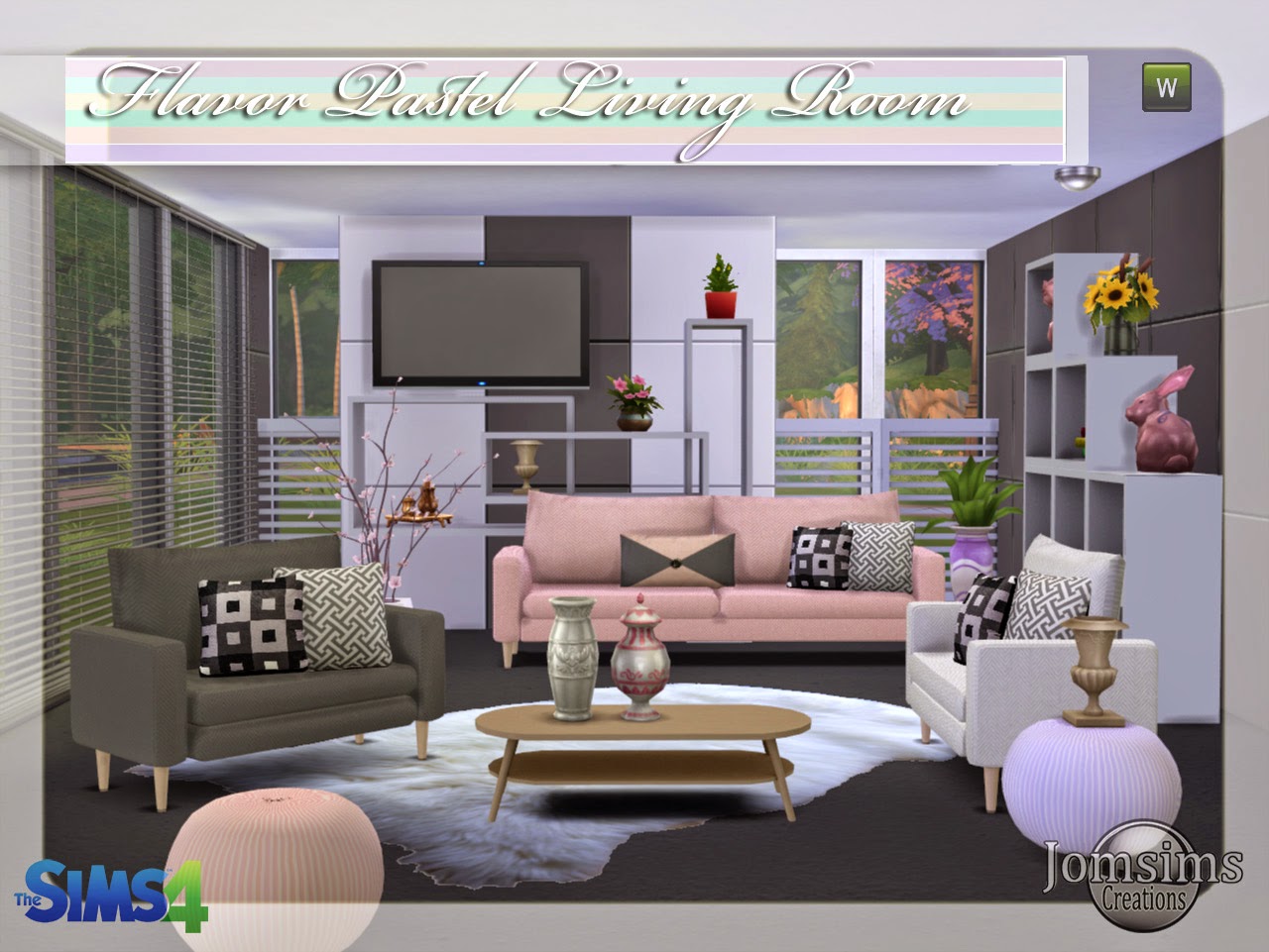 Living Room Sims 4 Tumblr