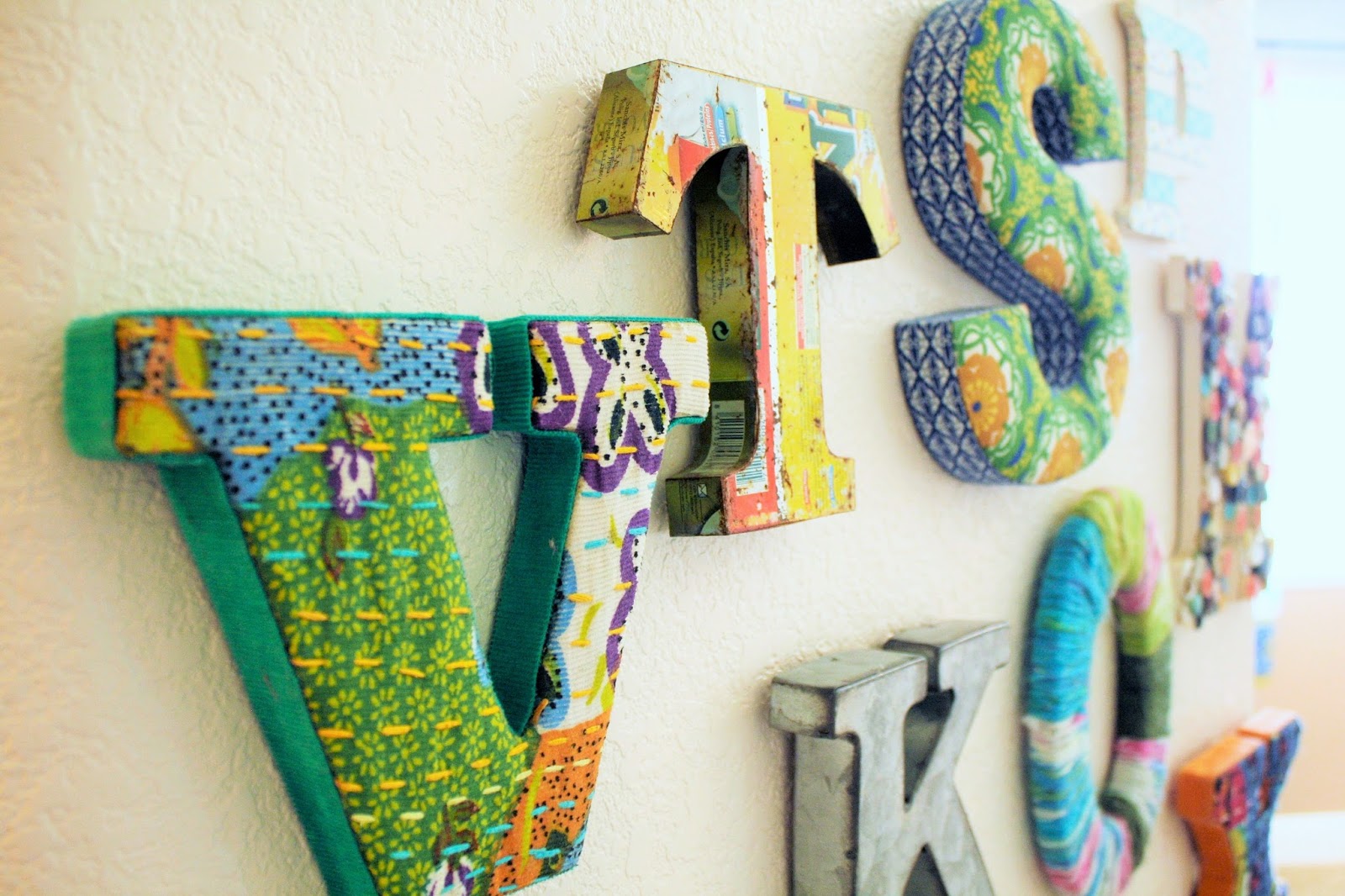 Dwelling by Design: DIY: Playroom Alphabet Wall!