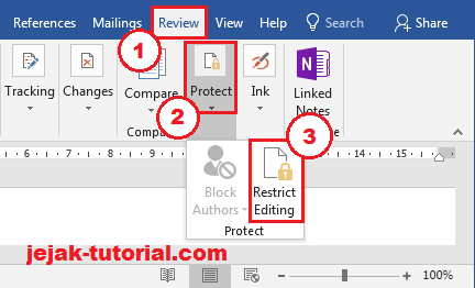 Cara Membuat File MS Word Tidak Bisa di Edit - Jejak Tutorial