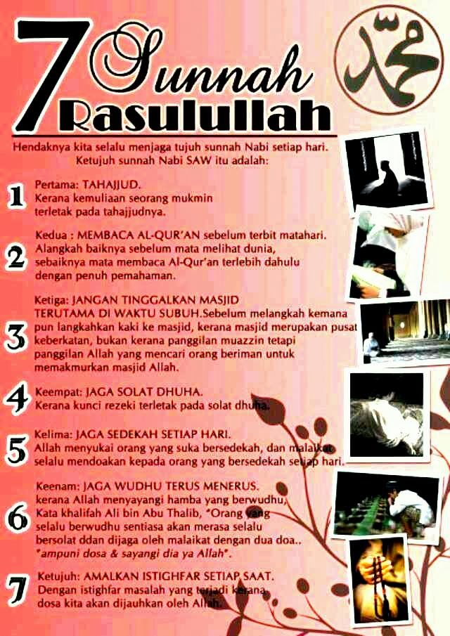7 Wasiat & Sunnah Rasulullah SAW - Relaks Minda