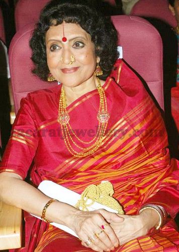 Vyjayanthi Mala in Chandra Haram - Jewellery Designs