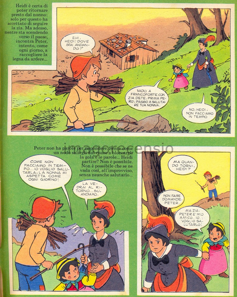Imago Recensio: Heidi nel "Corriere dei Piccoli" - Primi 6 numeri (dal ...