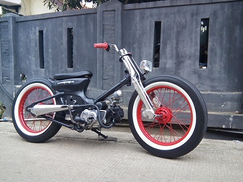 BUKALAPAK Motor Kustom : Jual Honda C70 1981 custom street choppy cub ...