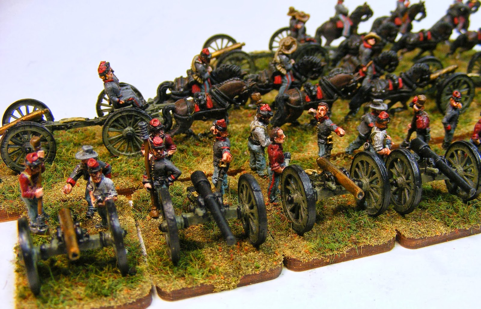 Evil Bob's Miniature Painting: 15mm ACW Confederate Army