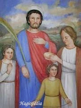 HAGIOPEDIA: Santos MARIO, MARTA, AUDIFAZ y ÁBACO. M. c. 303.