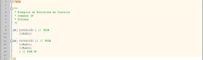 Blog do Fundão Banco de Dados: PHP Estrutura de Controle - Comando IF e ...
