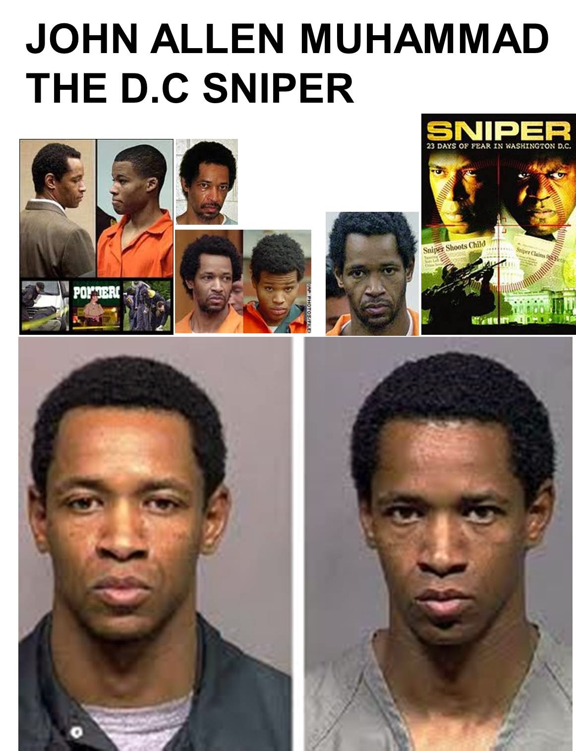 SAMURAI POLICE 1109: THE D.C. SNIPER: JOHN ALLEN MUHAMMAD (EXECUTED ON ...