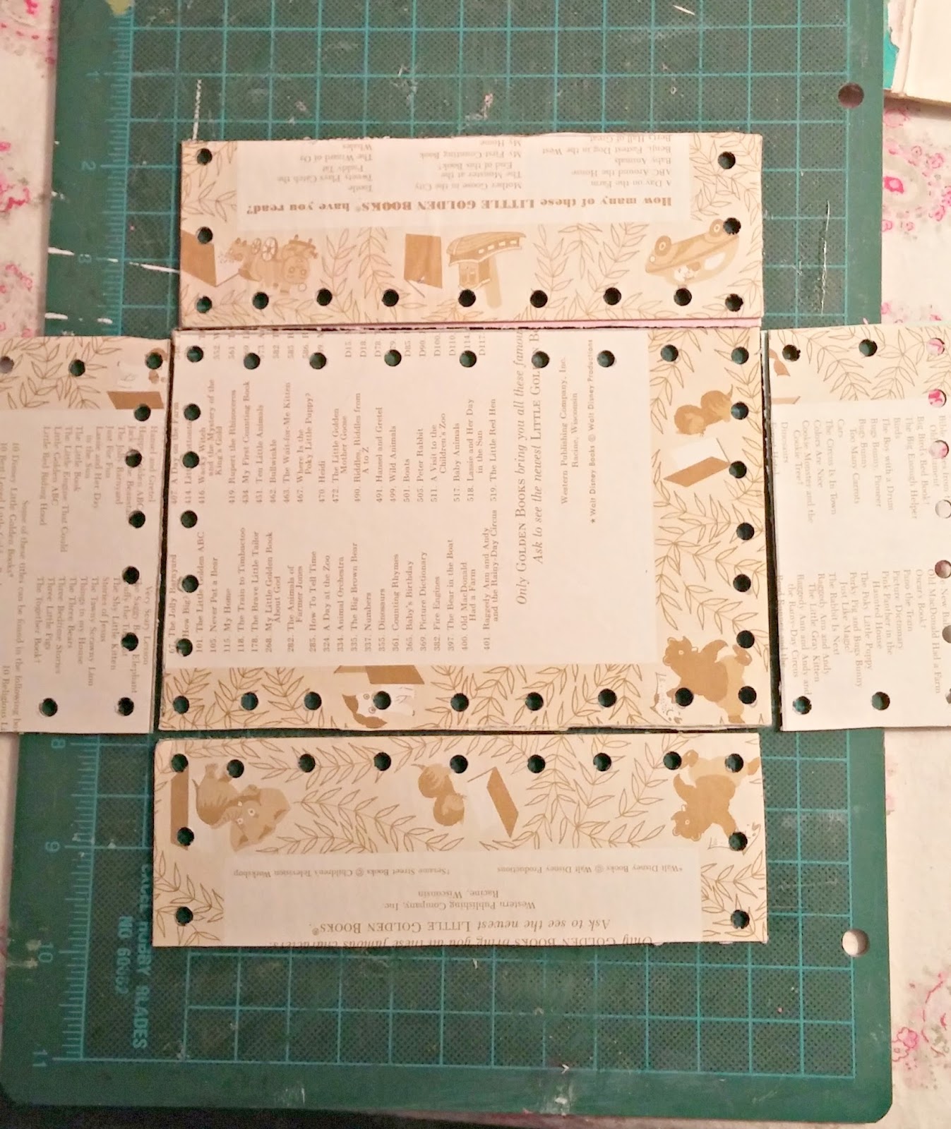 Recycled Little Golden Book Treat Boxes - Little Vintage Cottage