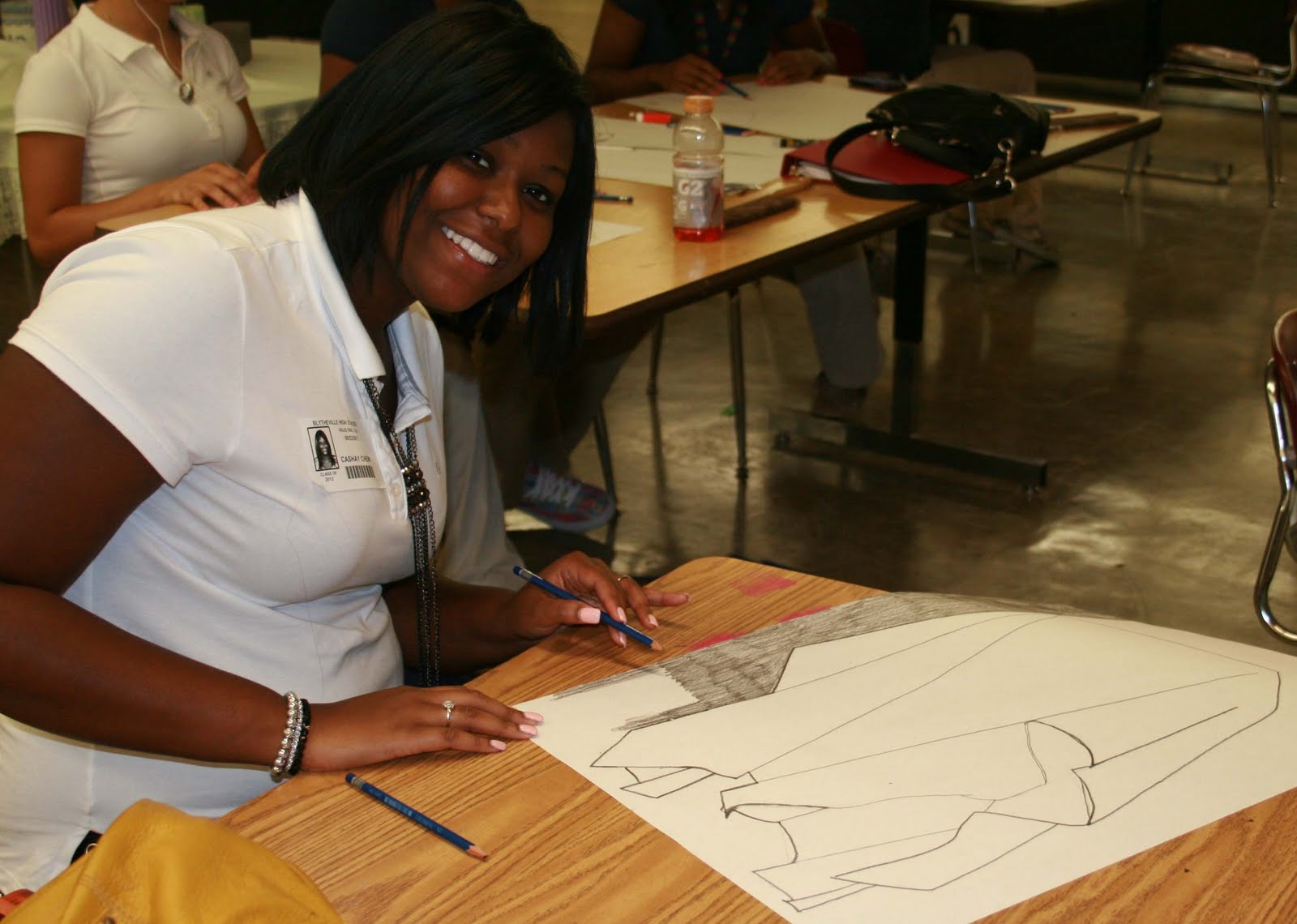 Mrs. Macre's Art Class: Value Study of the Sheet