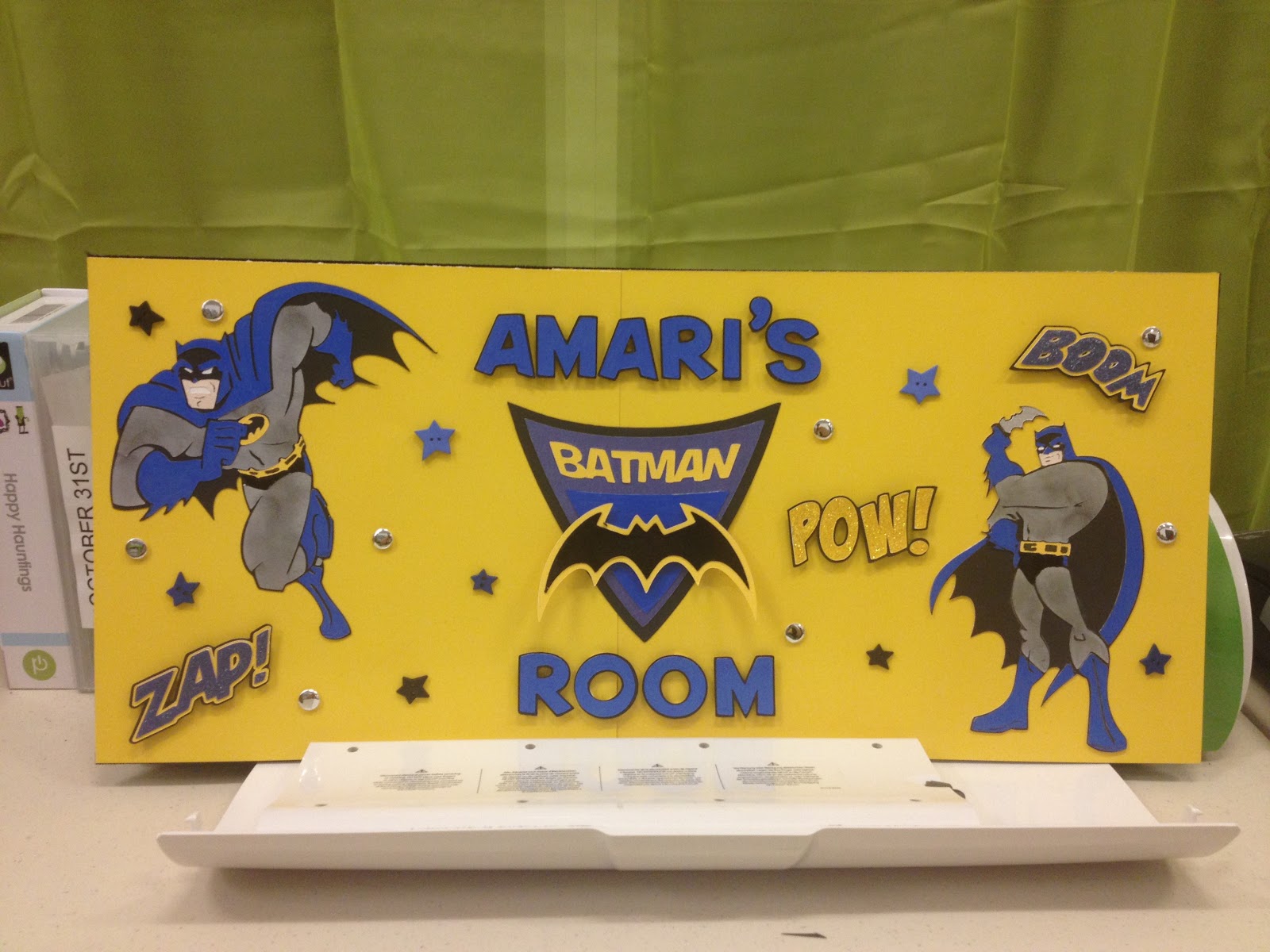 BATMAN ROOM SIGN | Ken's Kreations