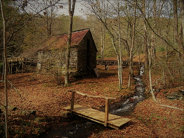 Hiking with a Fat Bald White Guy: DELLINGER MILL IN MITCHELL COUNTY