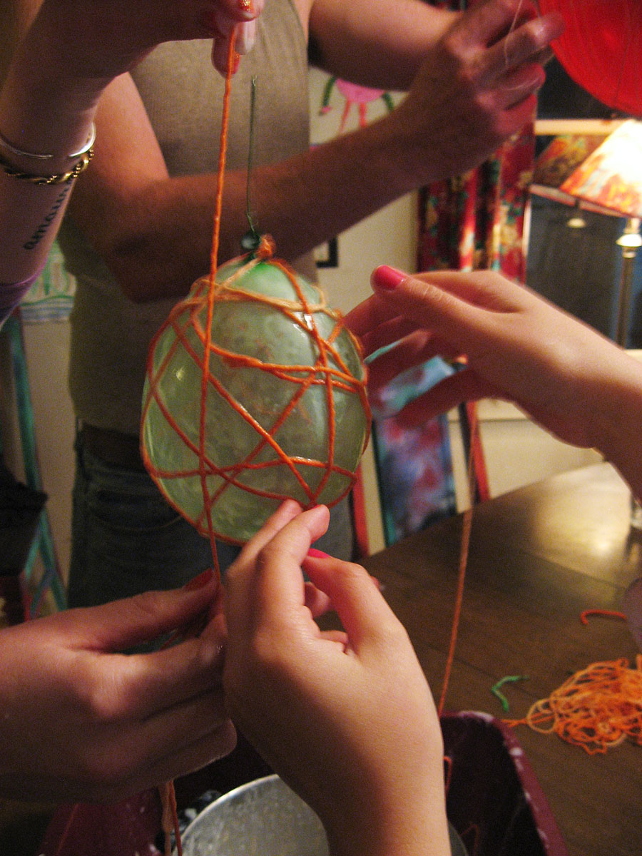 String Balloons for a Wedding
