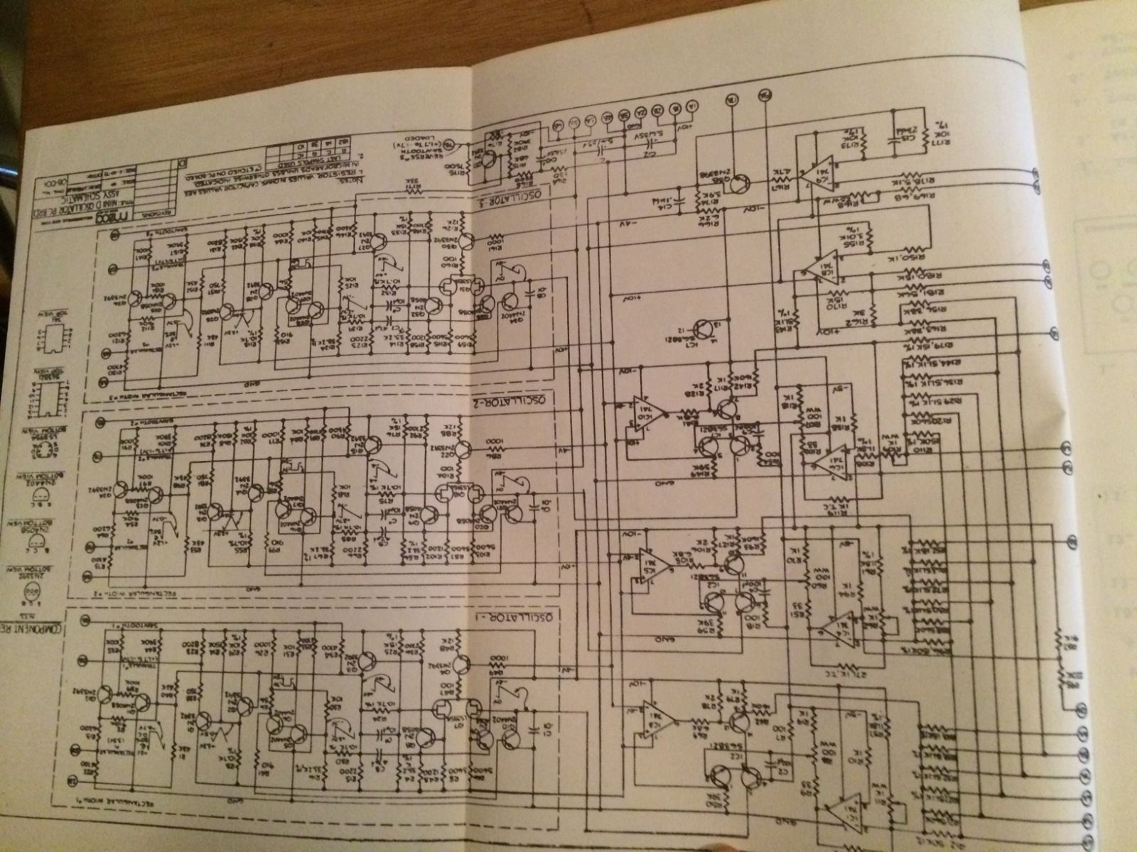 MATRIXSYNTH: Minimoog Model D Synthesizer SN 4319 with Original Manual ...