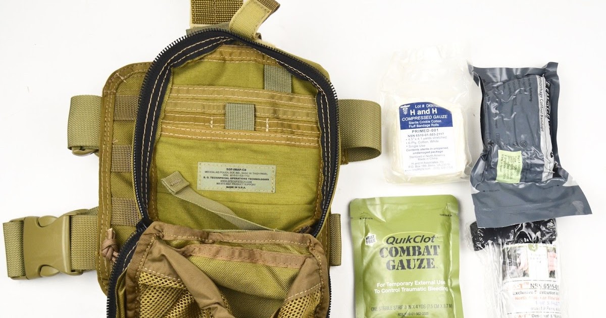 Webbingbabel: S.O.TECH Individual Basic w/ Thigh Panel SOF Medical Pouch