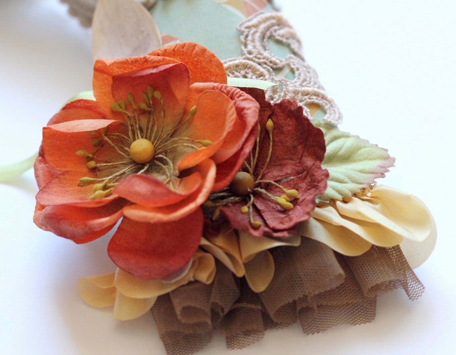 Tiffanys Paper Designs: Tussie Mussie. DT project for The Piece by Piece