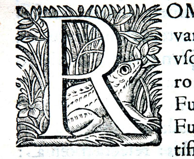 An Elephant a Day: Elephant No. 214: Inhabited Initial